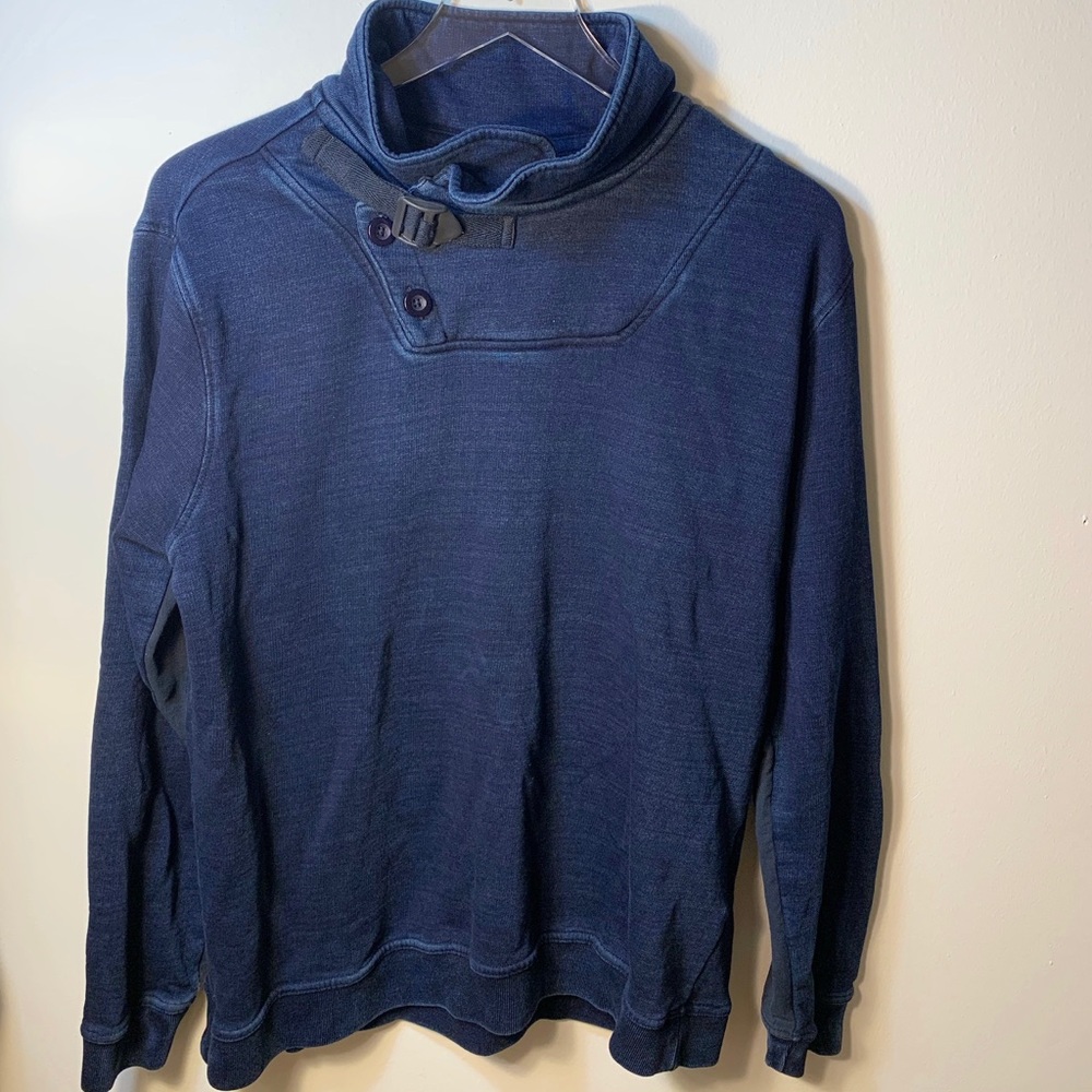 Van Heusen Vdot Jeans Couture Xl Navy Sweatshirt - Gem
